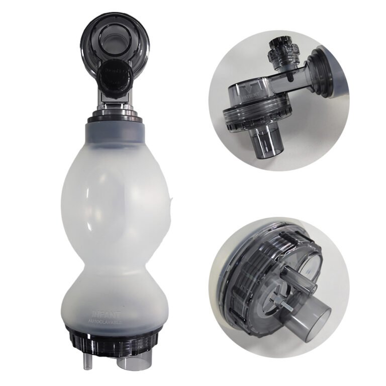 Silicone Oxygen Bag Bottle Artificial Respiration Resuscitation Balloon ...